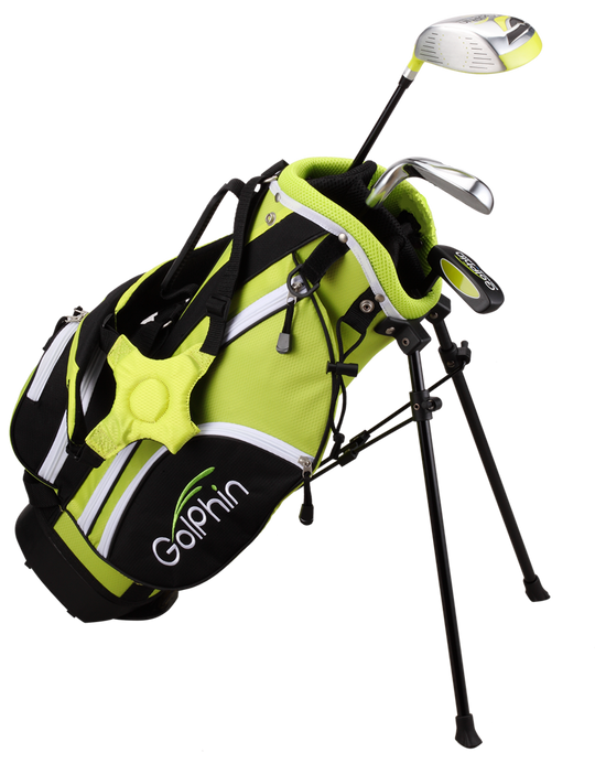 GolPhin for Kids Three Club Set Golf Set - 5-6 GREEN – GolPhin Australia